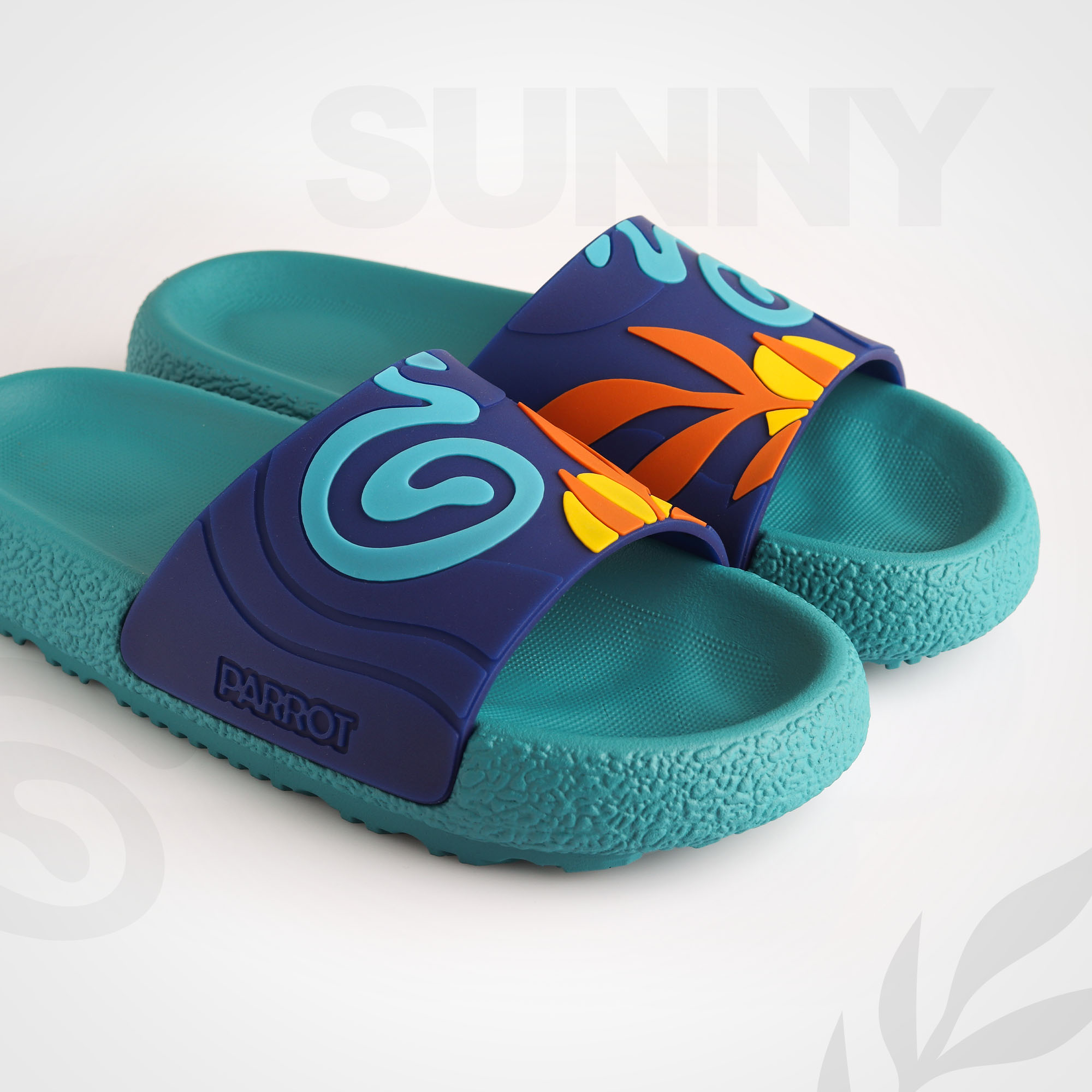 Sunny Blue Slipper - Parrot Slippers