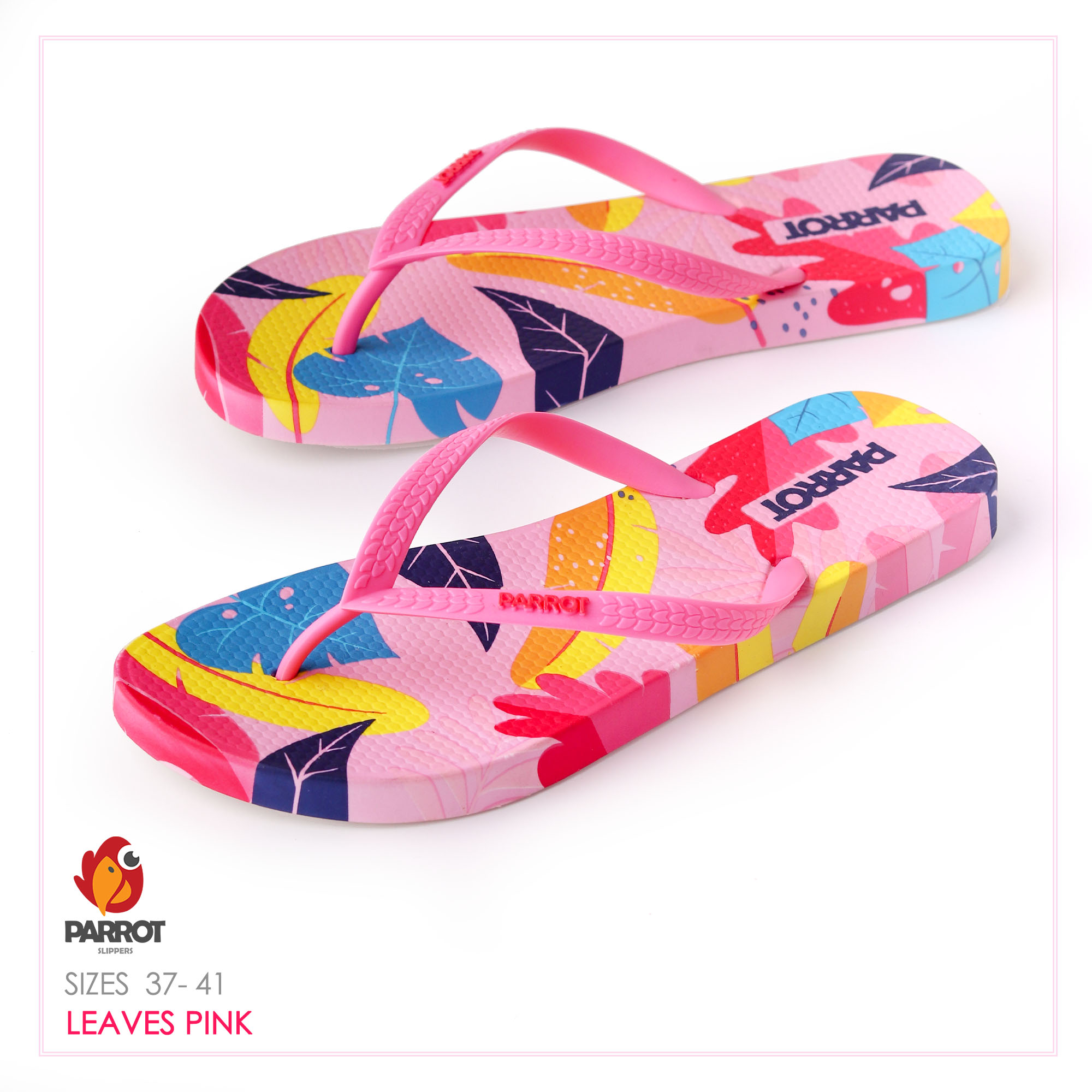 Leaves Rose Slipper - Parrot Slippers