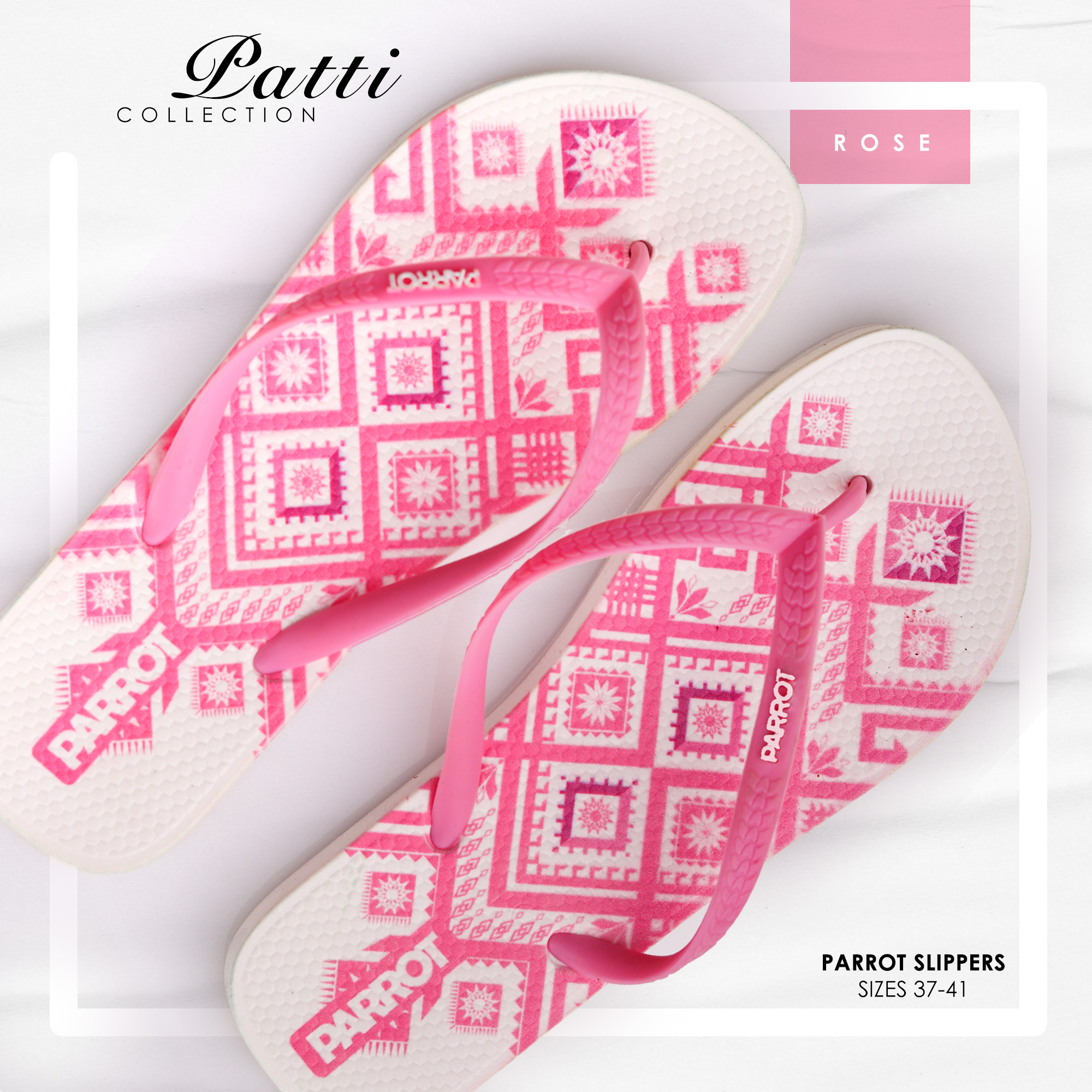 Patti Rose Slipper - Parrot Slippers