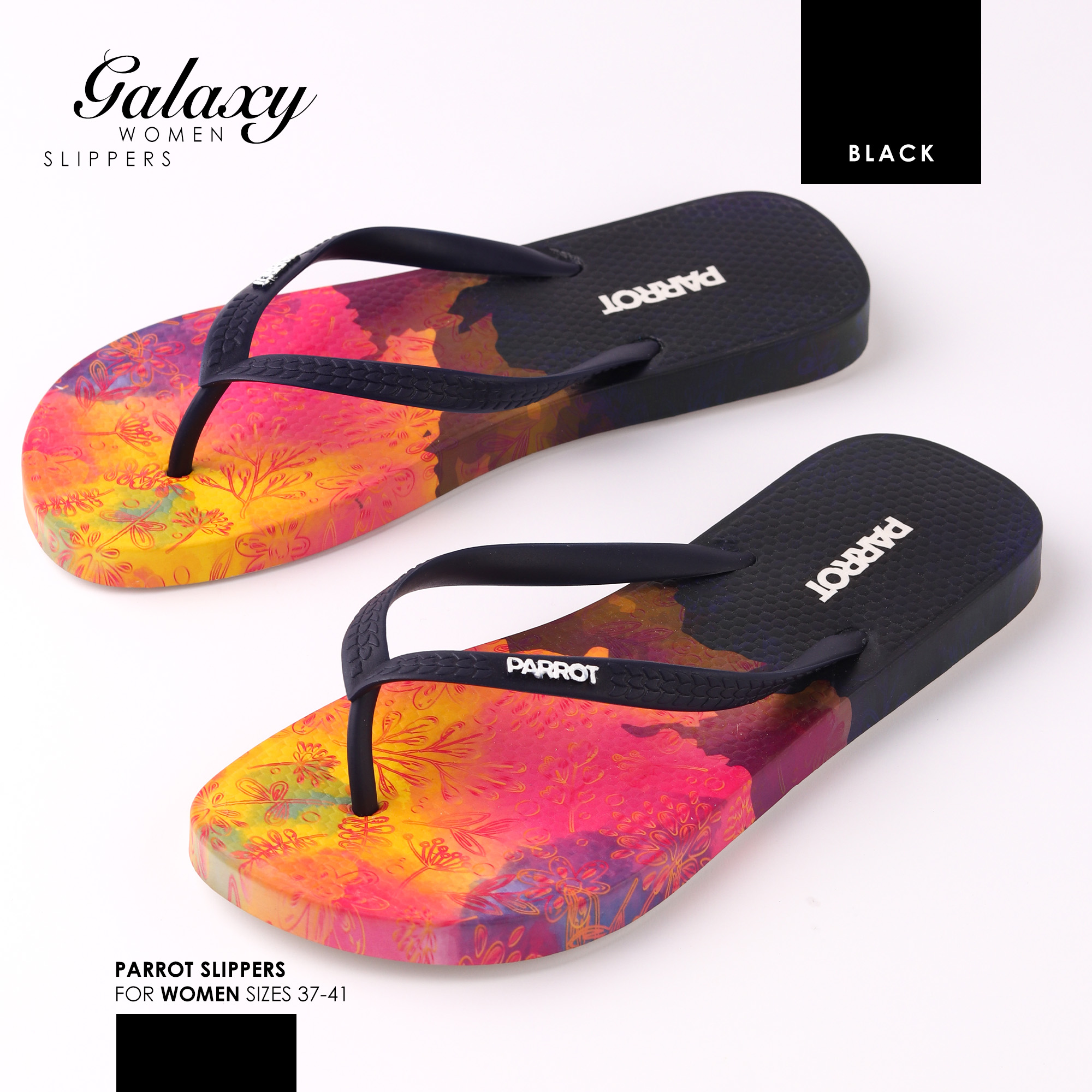 Galaxy - Parrot Slippers